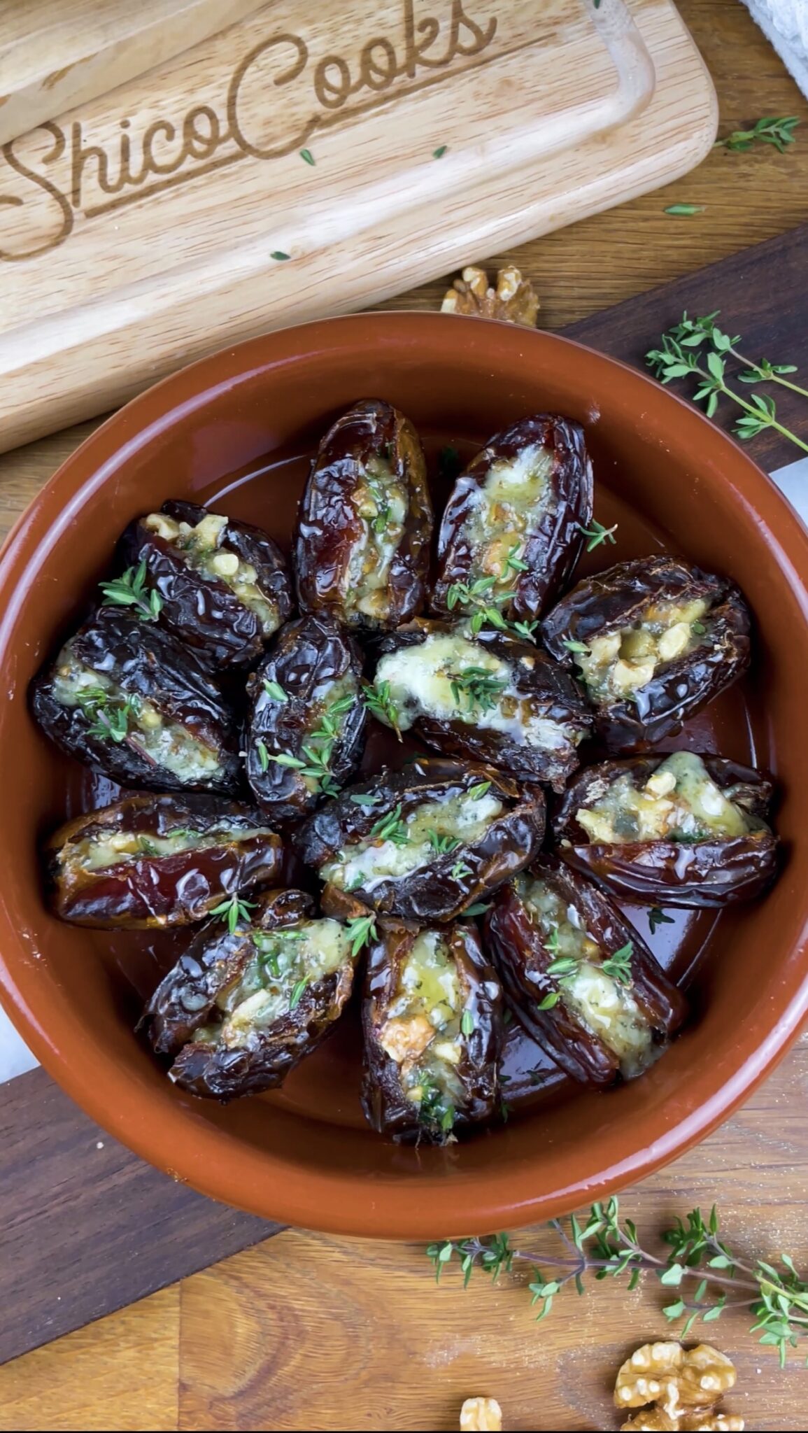 Blue Cheese Stuffed Dates - Shicocooks