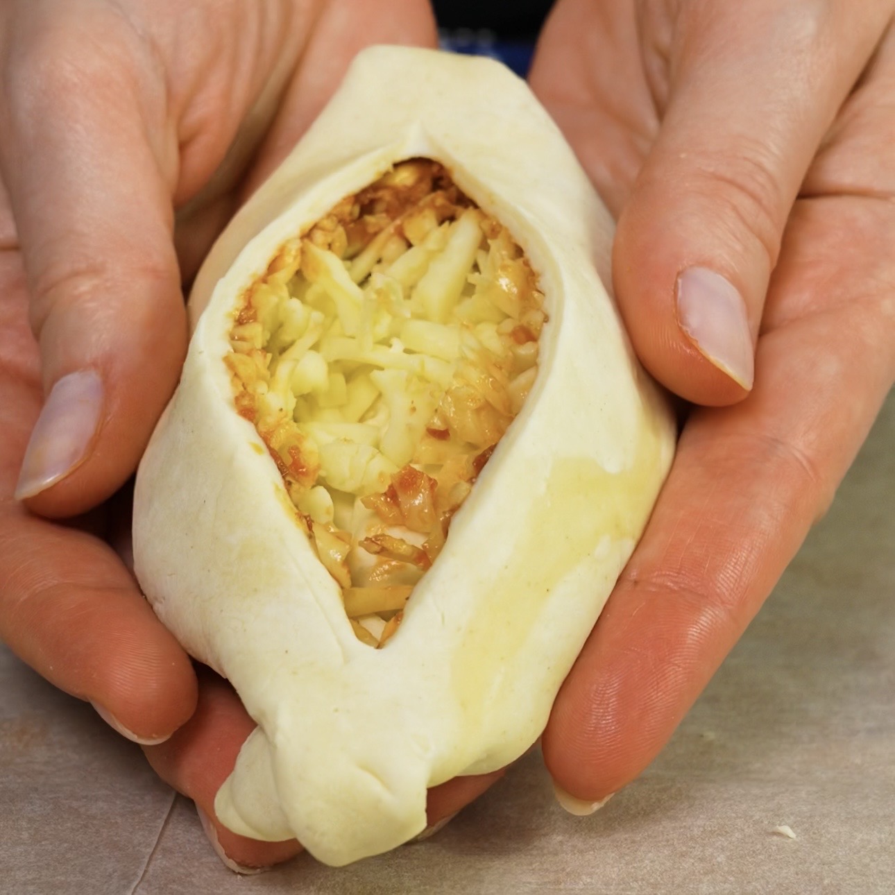 Mozzarella Puff Pastry Boats - Shicocooks