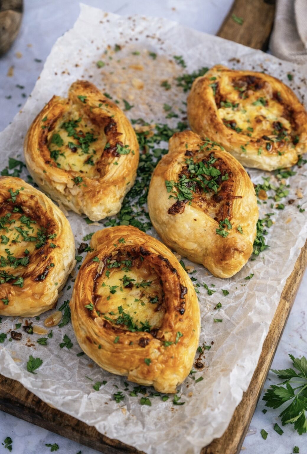 Mozzarella Puff Pastry Boats - Shicocooks