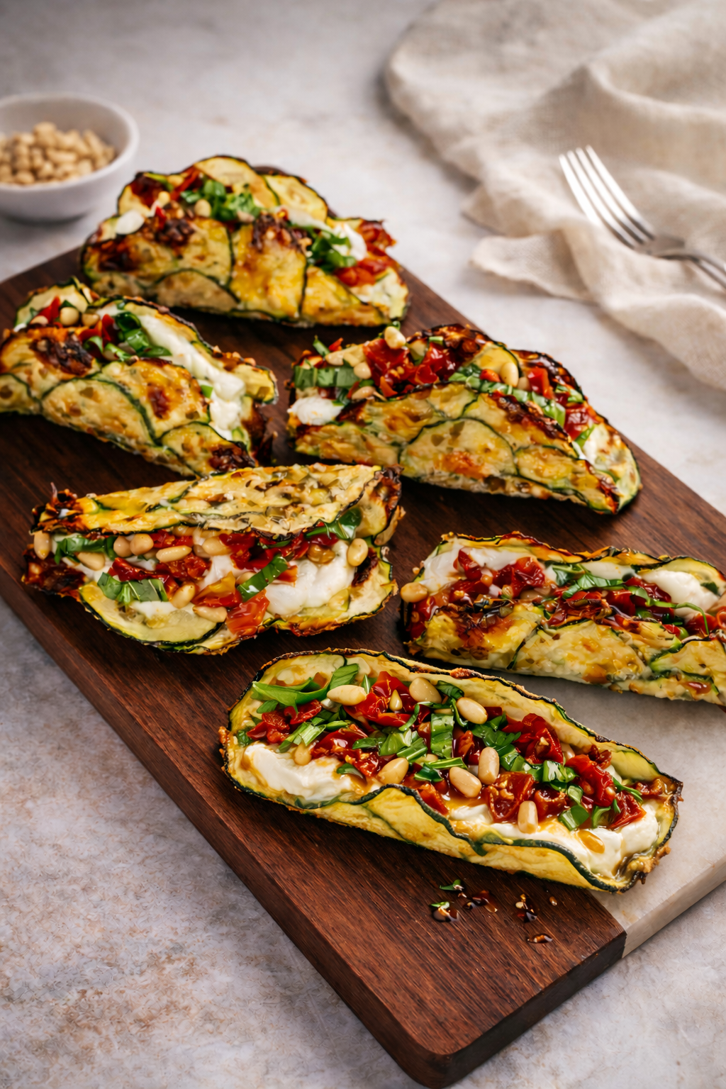 Courgette Whipped Ricotta Tacos - Shicocooks