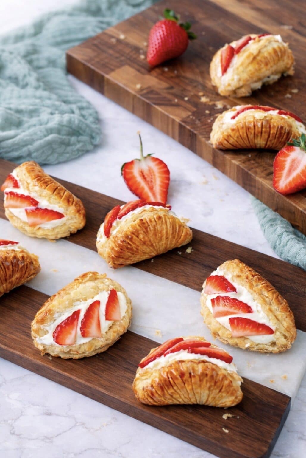 Strawberry Cream Cheese Shells - Shicocooks